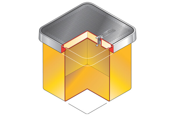 600mm (24″) Square x 600mm (24″) Deep Solid Base Sump – S2